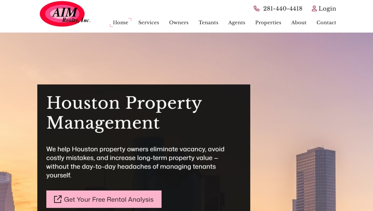 Houston Property Managers | AIM Realty